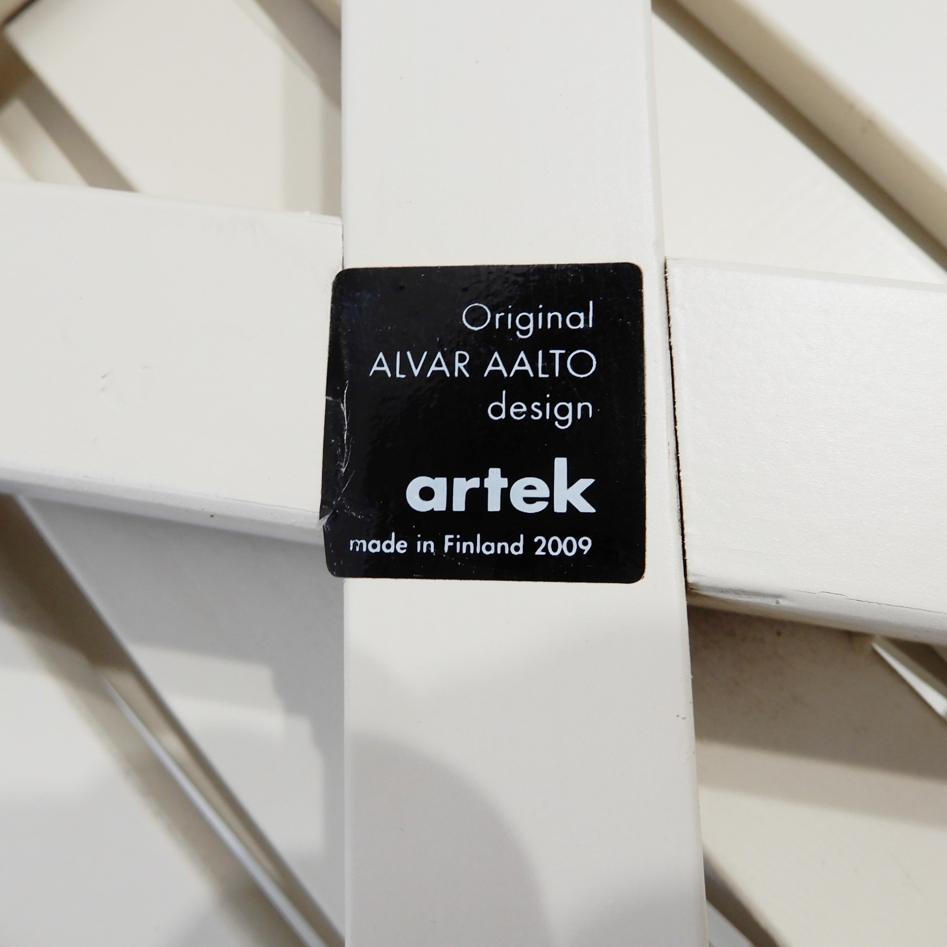 Artek, Aalto Aurinkopöytä/ 2 Aurinkotuoli valkoinen